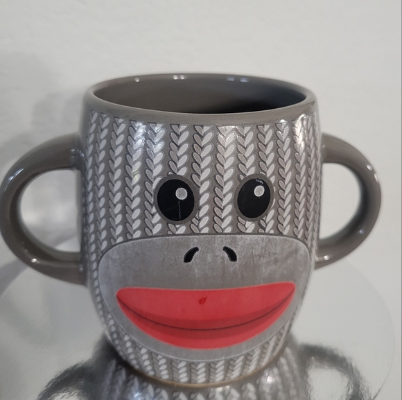 Galerie | Dining | Sock Monkey Two Handed Mug | Poshmark